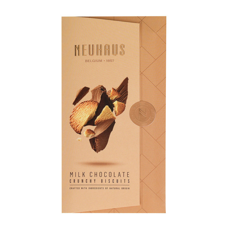 Tablet Milk Chocolate- Crunchy Biscuits - Neuhaus